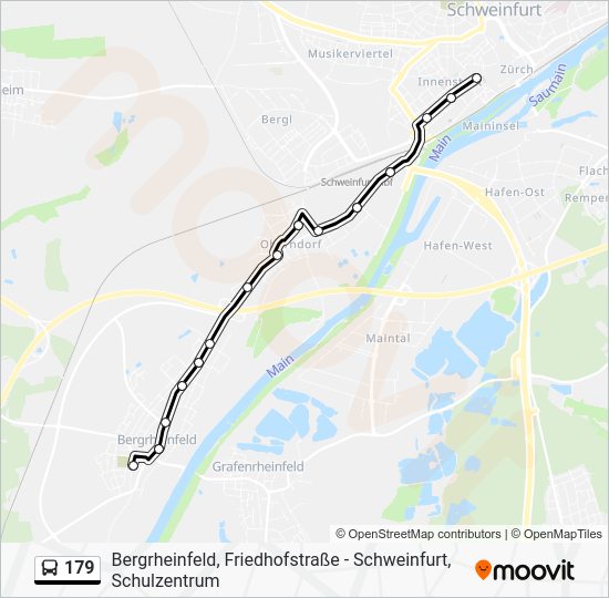 179 Route: Fahrpläne, Haltestellen & Karten - Bergrheinfeld ...