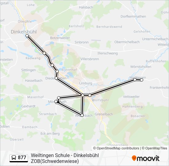 877 Route: Schedules, Stops & Maps - Bechhofen (Updated)