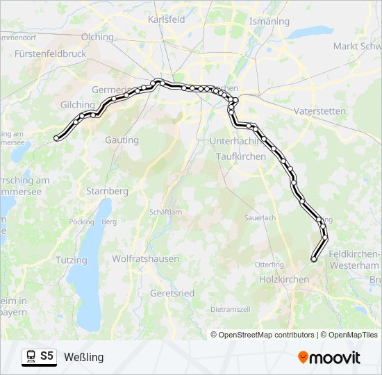 S5 Route: Schedules, Stops & Maps - Weßling (Updated)