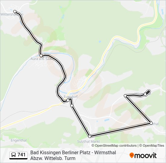 741 Route: Schedules, Stops & Maps - Bad Kissingen (Updated)