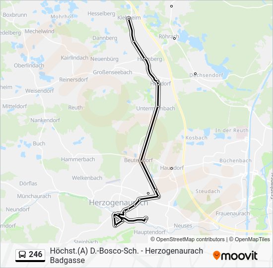 246 Route: Schedules, Stops & Maps - Walsdorf Kirche (Updated)
