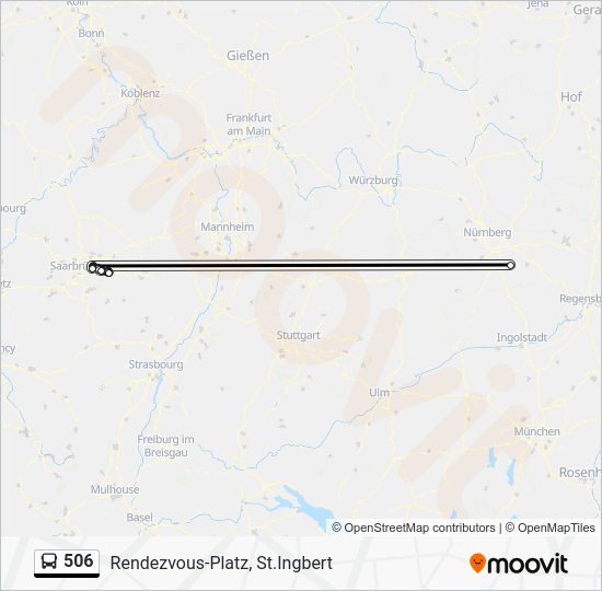 506 Route: Schedules, Stops & Maps - Rendezvous-Platz, St.Ingbert (Updated)