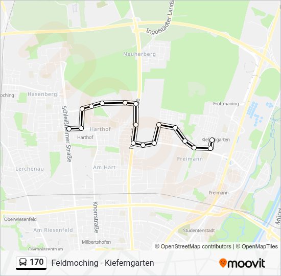 170 Route: Fahrpläne, Haltestellen & Karten - Weyprechtstraße ...