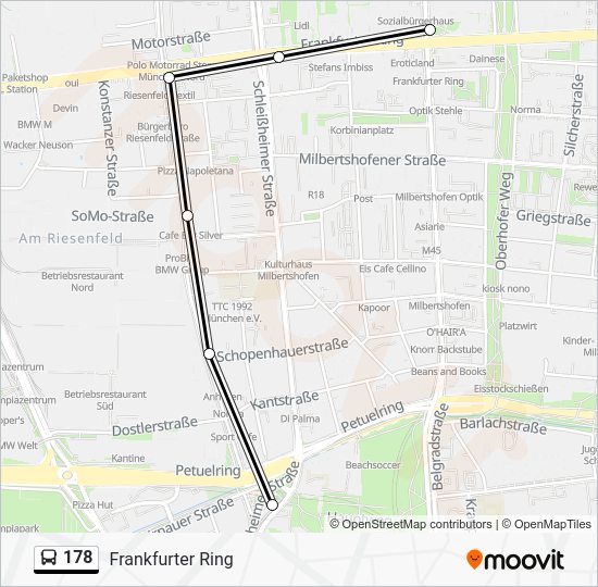 178 Route: Schedules, Stops & Maps - Frankfurter Ring (Updated)