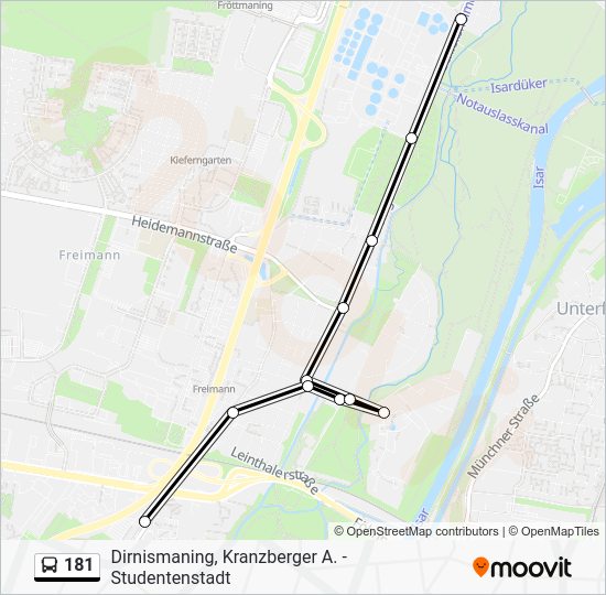 181 Route: Schedules, Stops & Maps - Wallnerstraße (Updated)