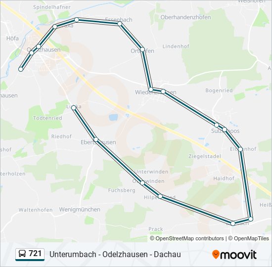 721 Route: Schedules, Stops & Maps - Lukka (Updated)