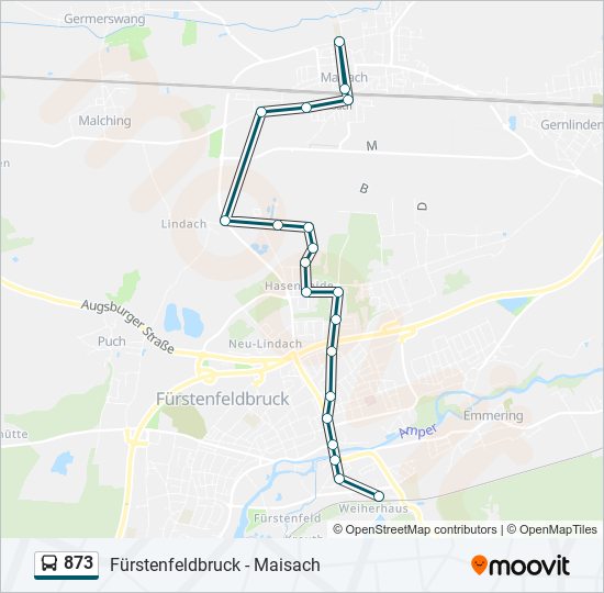 873 Route: Fahrpläne, Haltestellen & Karten - Maisach (Aktualisiert)