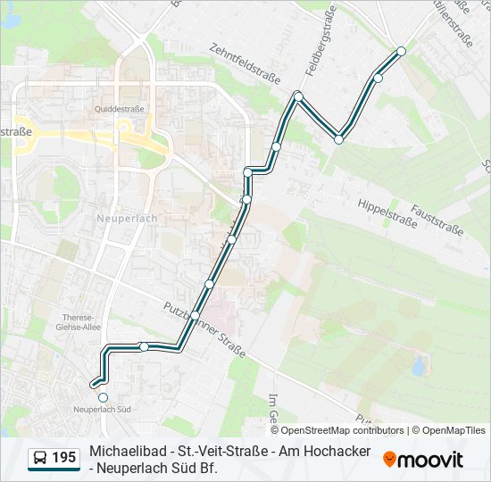 195 Route: Schedules, Stops & Maps - Markgrafenstraße (Updated)
