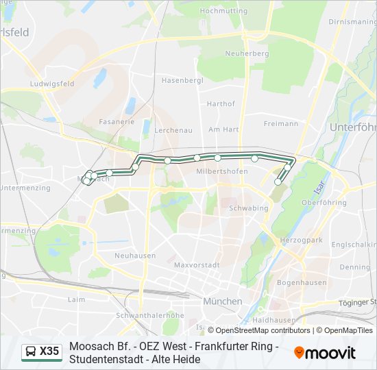 x35 Route: Schedules, Stops & Maps - Alte Heide (Updated)