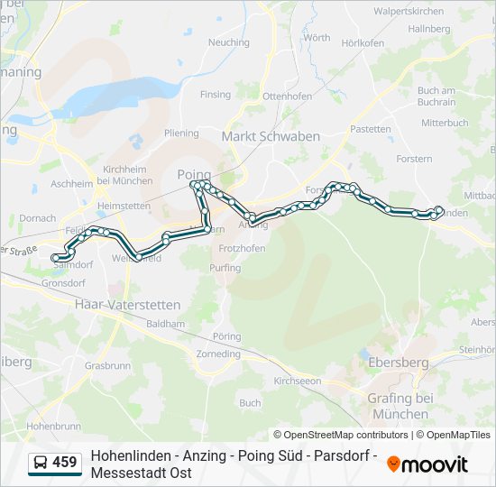 459 Route: Schedules, Stops & Maps - Gasthaus Zur Post (Updated)