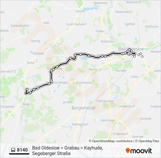 8140 Route: Schedules, Stops & Maps - Kayhude, Segeberger Straße (Updated)