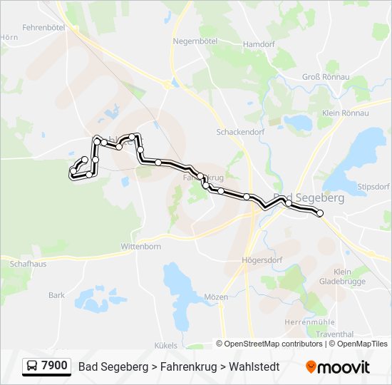 7900 Route: Schedules, Stops & Maps - Bf. Bad Segeberg (Zob) (Updated)