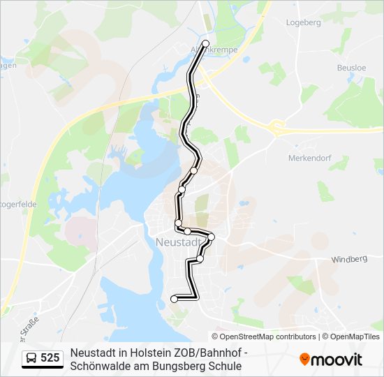 525 Route: Schedules, Stops & Maps - Altenkrempe Ort (Updated)