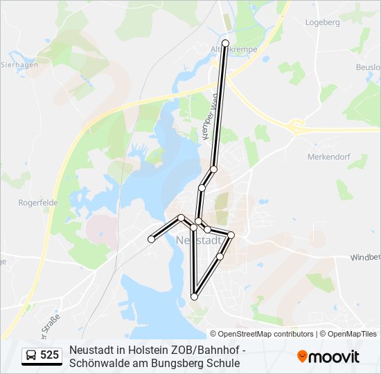 525 Route: Schedules, Stops & Maps - Altenkrempe Ort (Updated)