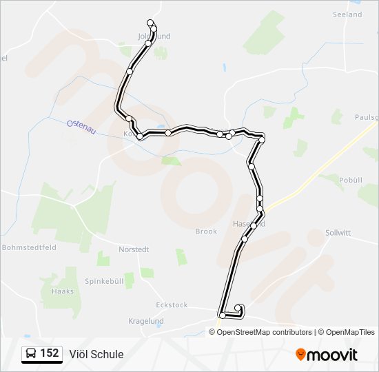 152 Route: Schedules, Stops & Maps - Viöl Schule (Updated)