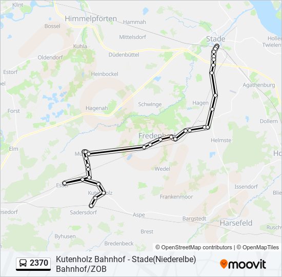 2370 Route: Schedules, Stops & Maps - Stade(Niederelbe) Bahnhof/Zob ...