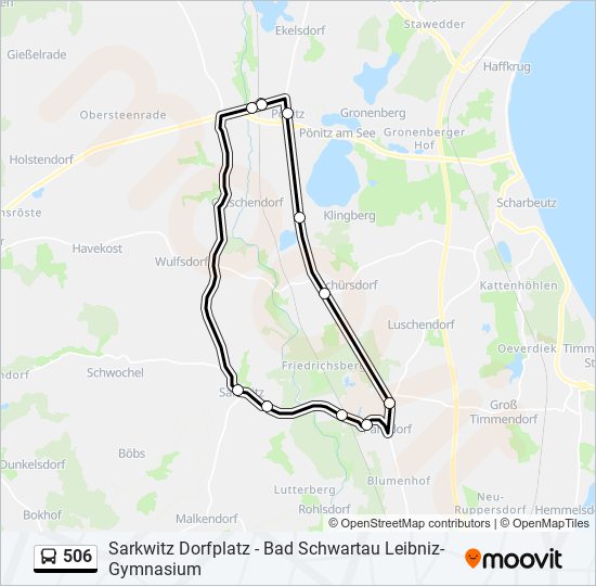506 Route: Schedules, Stops & Maps - Pansdorf Stumpfe Ecke (Updated)