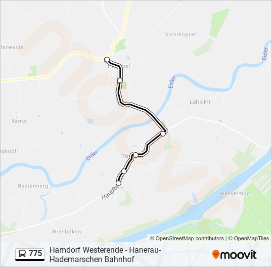 775 Route: Schedules, Stops & Maps - Breiholz Knöll (Updated)