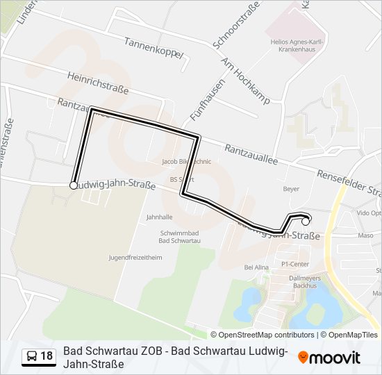 18 Route: Schedules, Stops & Maps - Ludwig-Jahn-Straße (Updated)