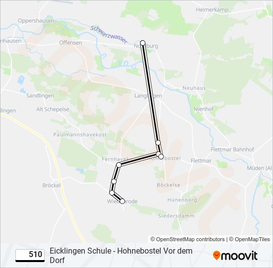 510 Route: Schedules, Stops & Maps - Nordburg Schulbushaltestelle (Updated)