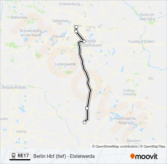 re17 Route: Schedules, Stops & Maps - Elsterwerda (Updated)