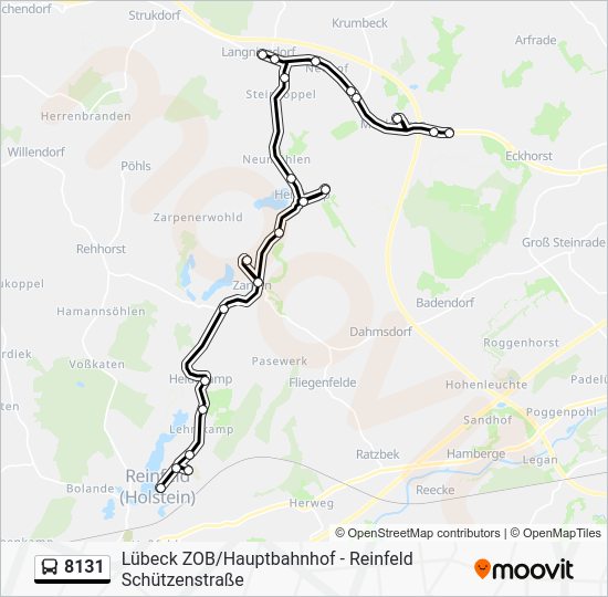 8131 Route: Schedules, Stops & Maps - Mönkhagen An Der Bundesstraße ...