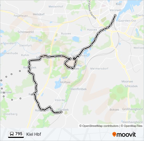 795 Route: Schedules, Stops & Maps - Kiel Hbf (Updated)