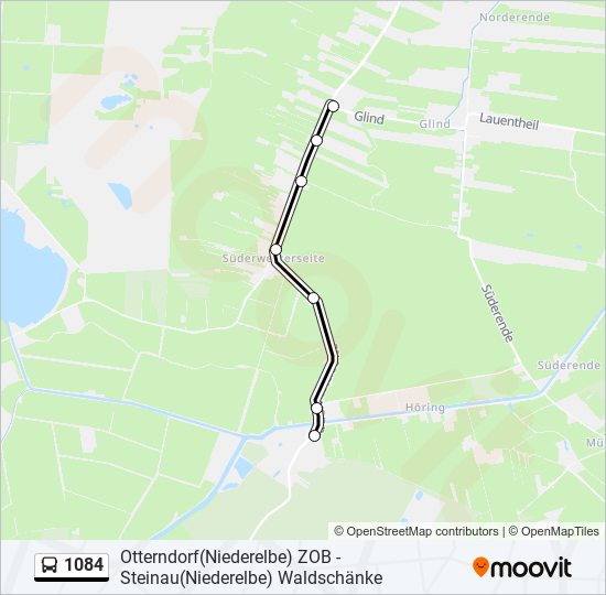 1084 Route: Schedules, Stops & Maps - Steinau(Niederelbe) Glind (Updated)