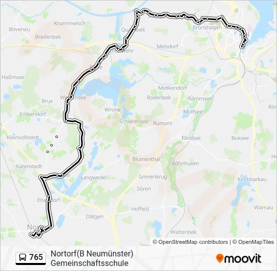 765 Route: Schedules, Stops & Maps - Nortorf(B Neumünster ...