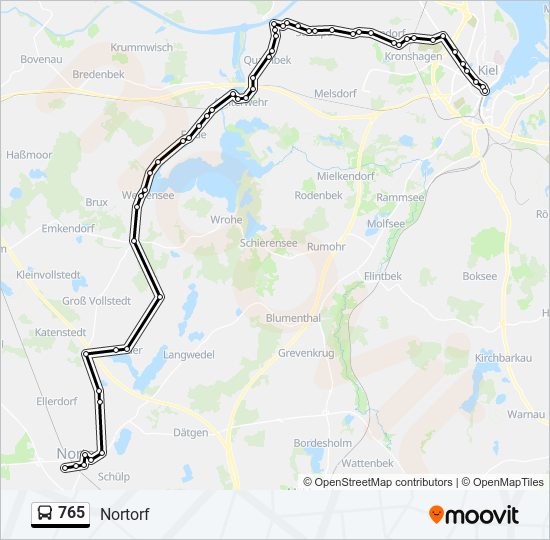 765 Route: Schedules, Stops & Maps - Nortorf(B Neumünster ...