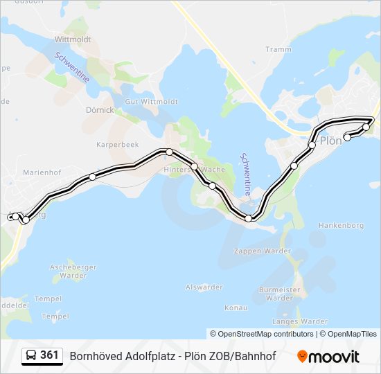 361 Route: Schedules, Stops & Maps - Ascheberg(Holst) Bahnhof (Updated)