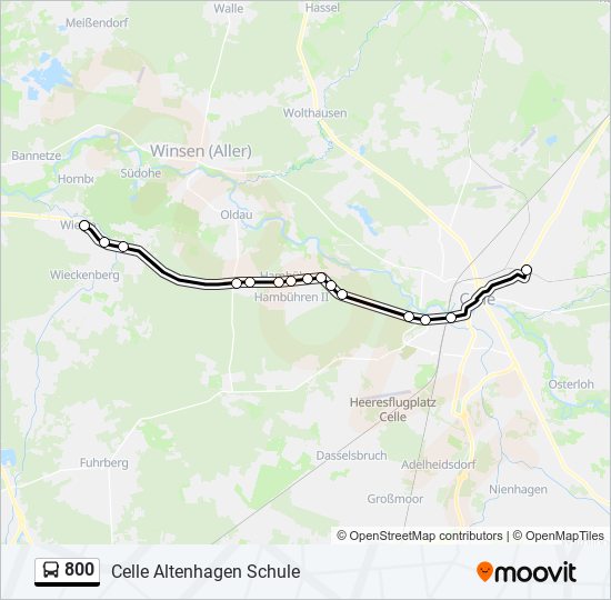 800 Route: Schedules, Stops & Maps - Celle Altenhagen Schule (Updated)