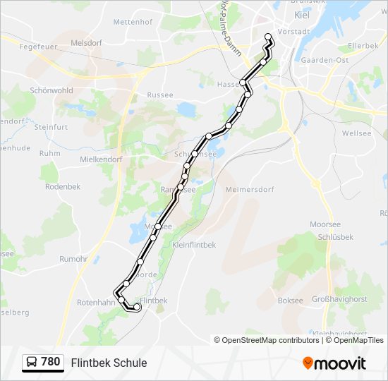 780 Route: Schedules, Stops & Maps - Flintbek Schule (Updated)