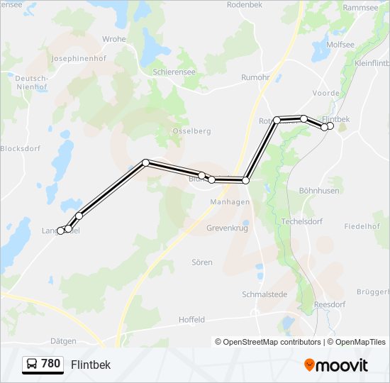 780 Route: Schedules, Stops & Maps - Flintbek (Updated)