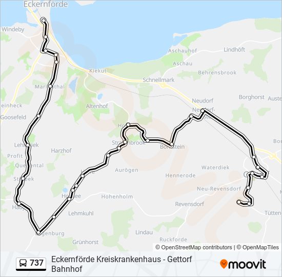 737 Route: Schedules, Stops & Maps - Gettorf Schulzentrum (Updated)