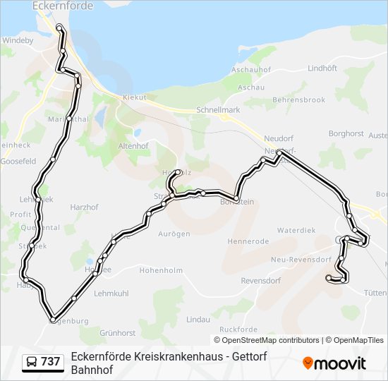 737 Route: Schedules, Stops & Maps - Gettorf Schulzentrum (Updated)