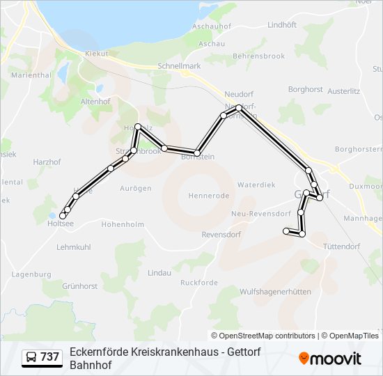 737 Route: Schedules, Stops & Maps - Holtsee Schule (Updated)