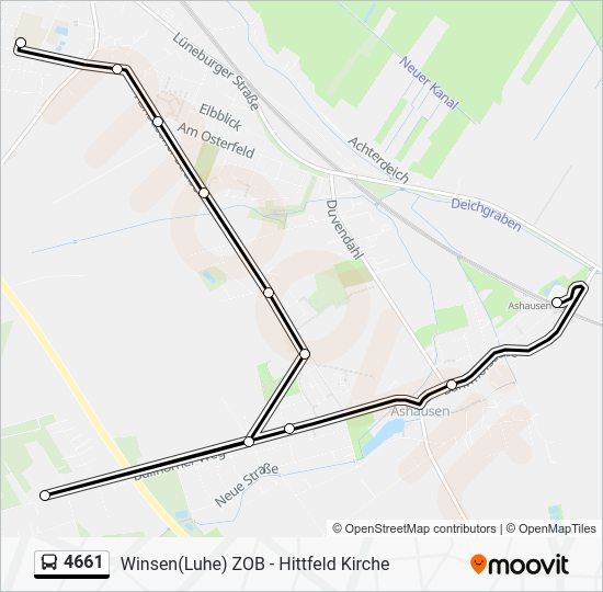 4661 Route: Schedules, Stops & Maps - Stelle(Kr Harburg) Ghs (Updated)