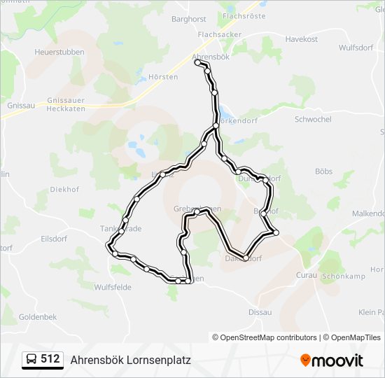 512 Route: Schedules, Stops & Maps - Ahrensbök Lornsenplatz (Updated)
