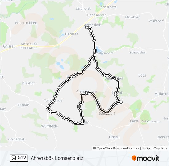 512 Route: Schedules, Stops & Maps - Ahrensbök Lornsenplatz (Updated)