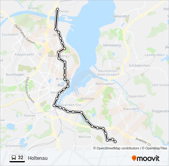 32 Route Schedules Stops Maps Holtenau Updated 32-route-schedules-stops-maps-holtenau-updated