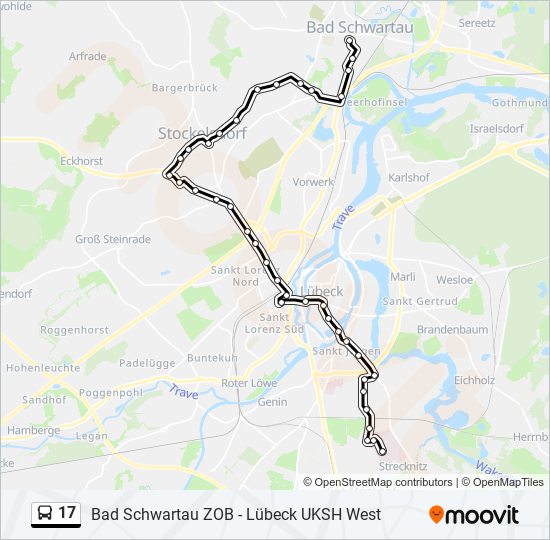 17 Route: Schedules, Stops & Maps - Uksh West (Updated)