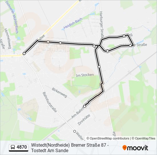 4870 Route: Schedules, Stops & Maps - Tostedt am Sande (Updated)