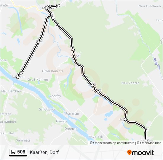 508 Route: Schedules, Stops & Maps - Kaarßen, Dorf (Updated)