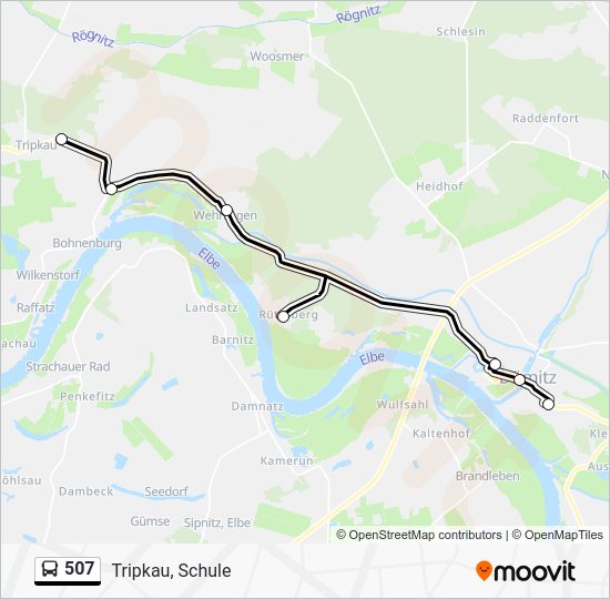 507 Route: Schedules, Stops & Maps - Tripkau, Schule (Updated)