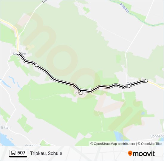 507 Route: Schedules, Stops & Maps - Tripkau, Schule (Updated)