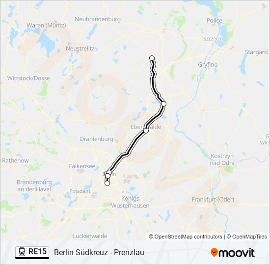 re15 Route: Schedules, Stops & Maps - Prenzlau (Updated)