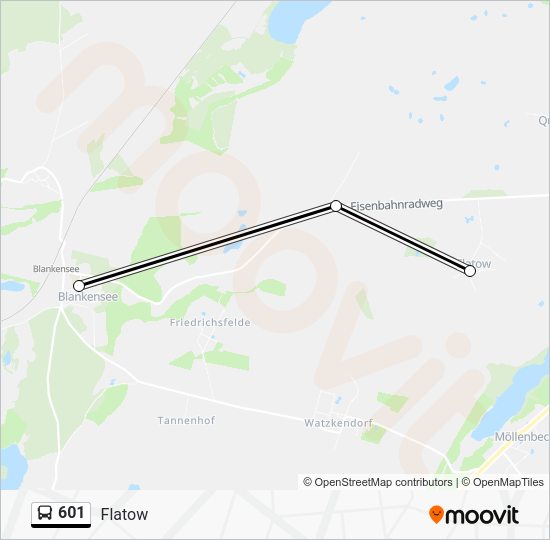 601 Route: Schedules, Stops & Maps - Flatow (Updated)