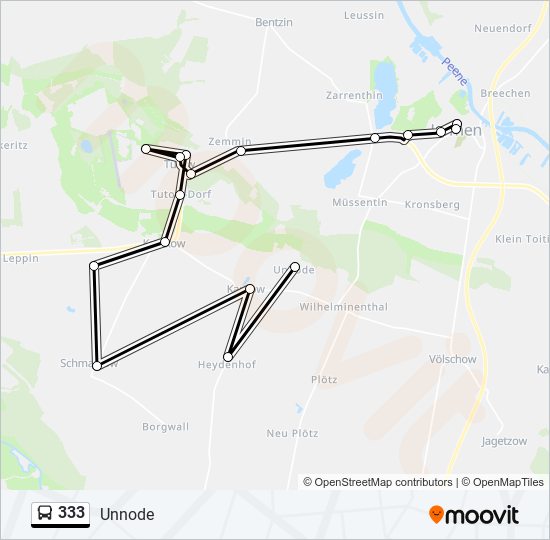 333 Route: Schedules, Stops & Maps - Unnode (Updated)