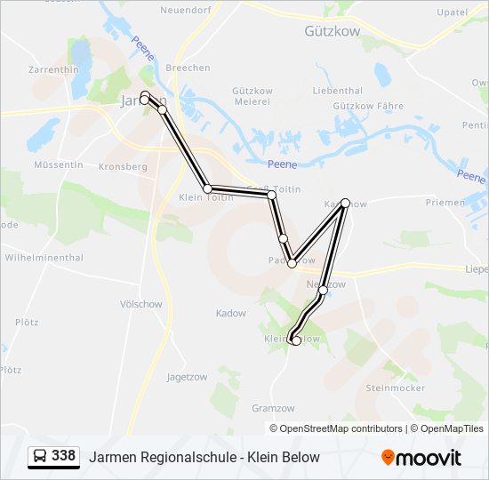 338 Route: Schedules, Stops & Maps - Klein Below (Updated)